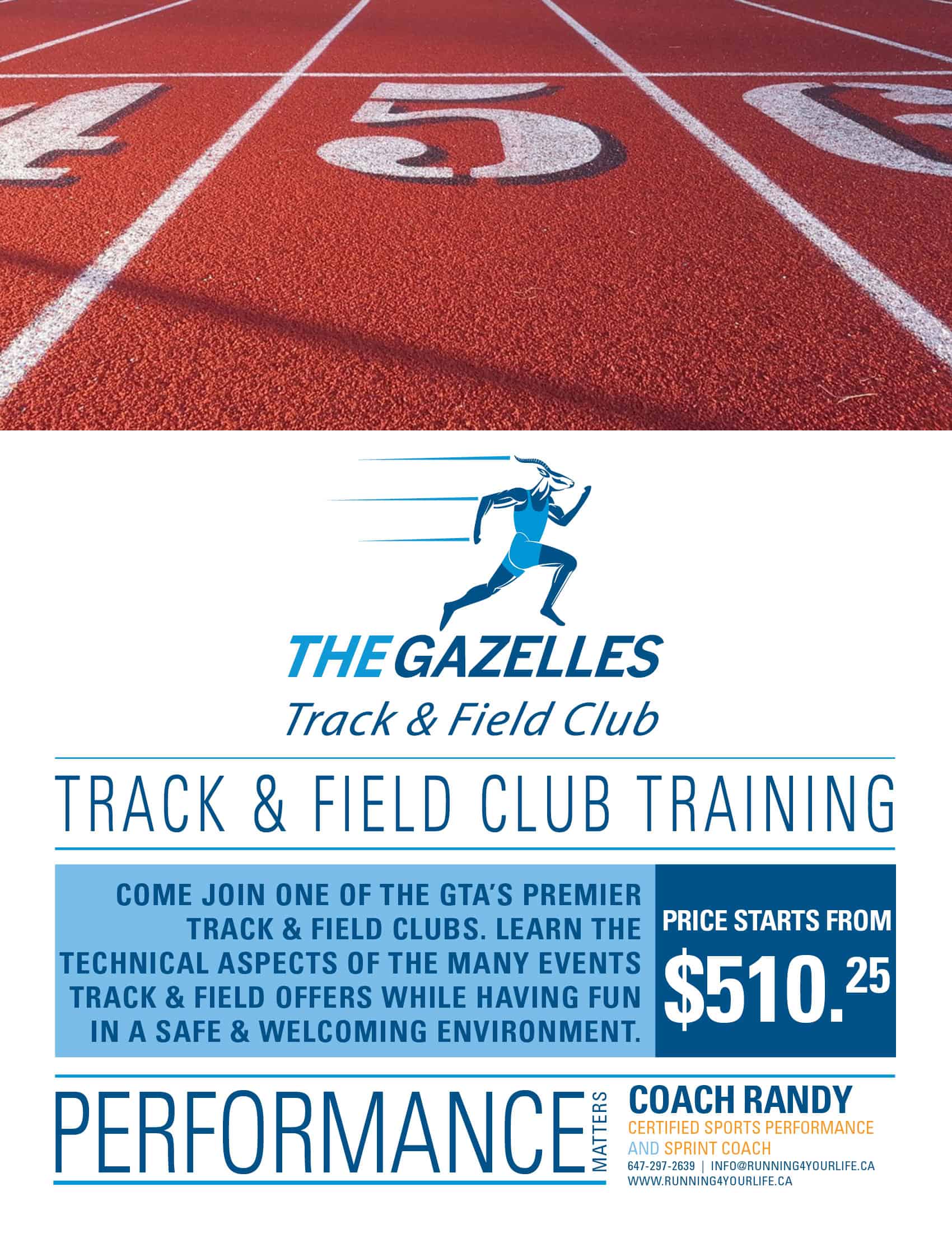 The Gazelles T & F Club - Running For Your Life